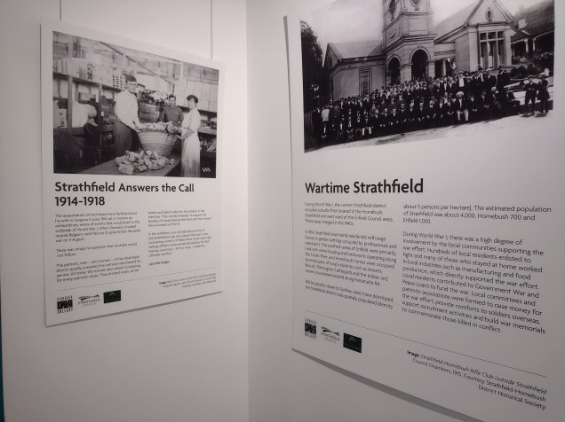 WWI Exhibition Strathfield Library – Strathfield-Homebush District ...